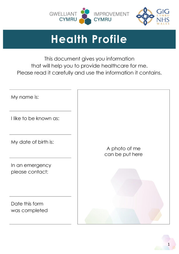 The New Health Profile - Paul Ridd Foundation