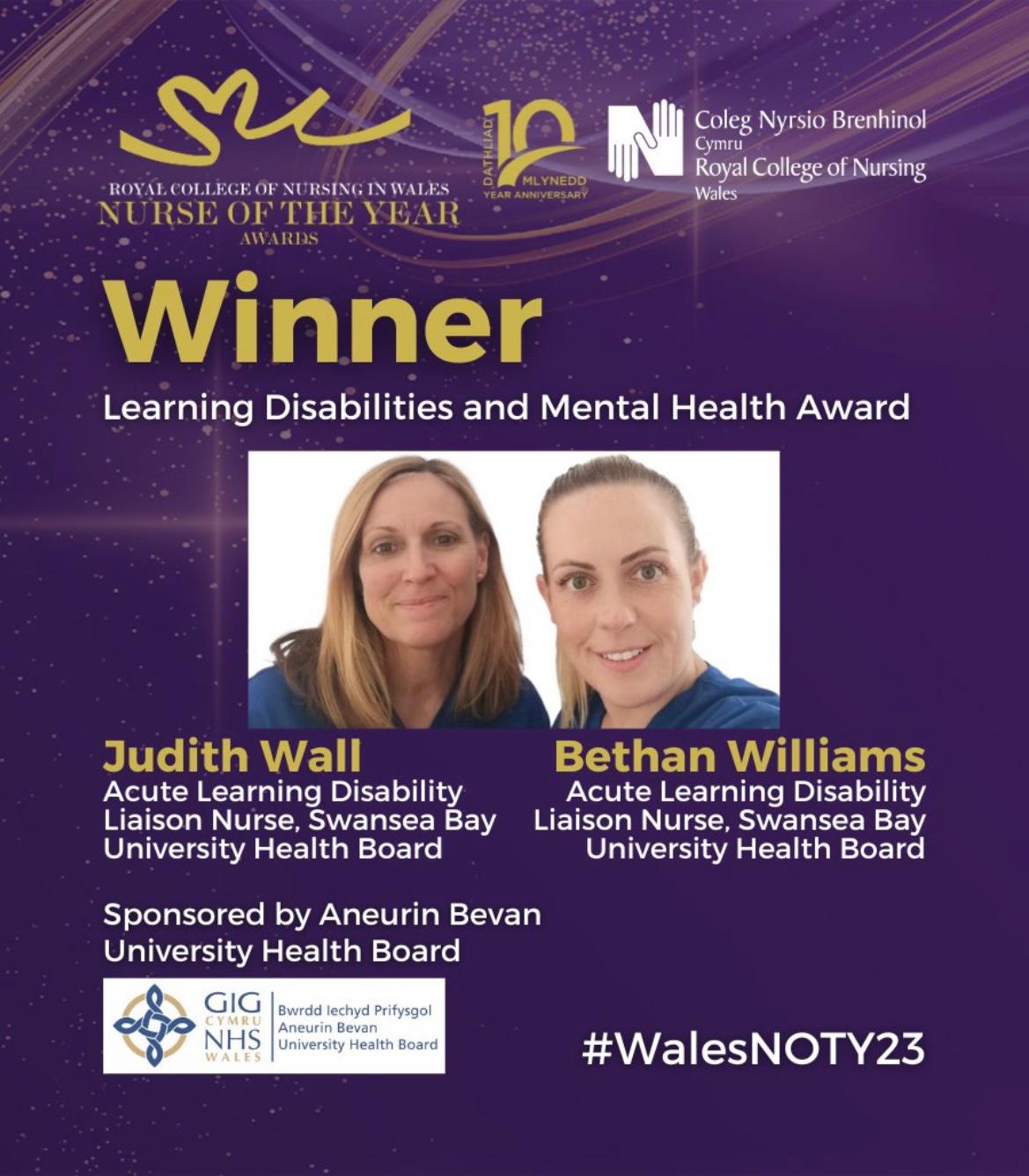 Royal College of Nursing In Wales Nurse of the Year Award 2023 - Paul ...